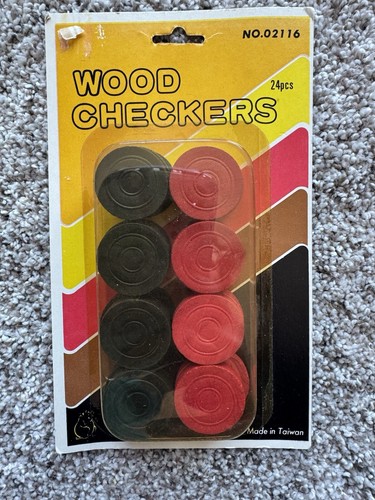 Vintage Wood Checkers | eBay