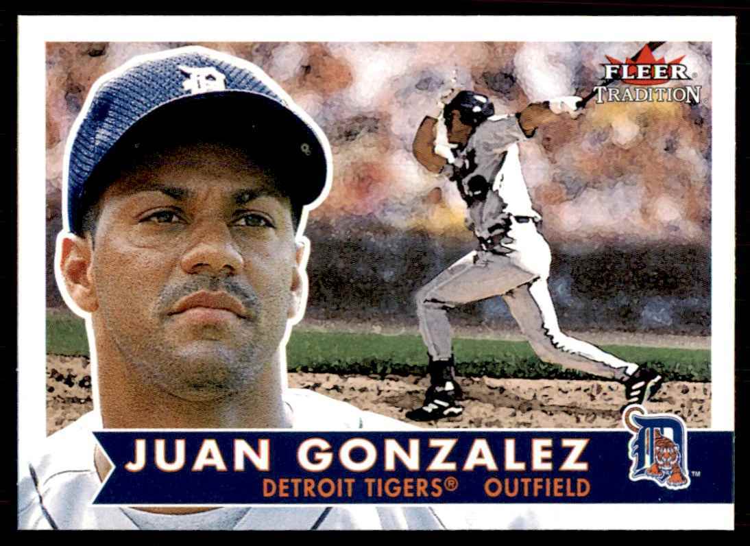 2001 Fleer Tradition Juan Gonzalez Baseball Cards #50 | eBay