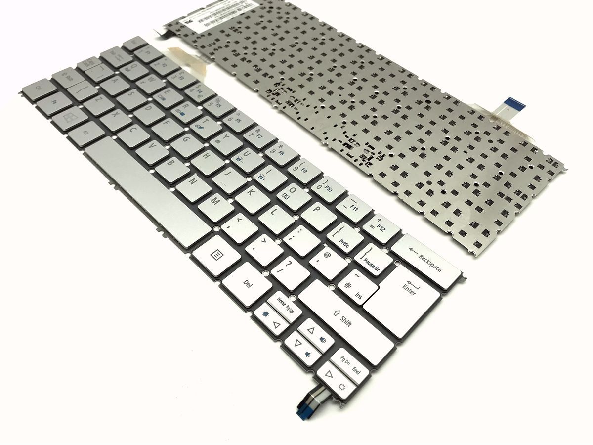 New UK silver backlit keyboard for Acer Aspire S7 S7-391 S7-392 MP ...