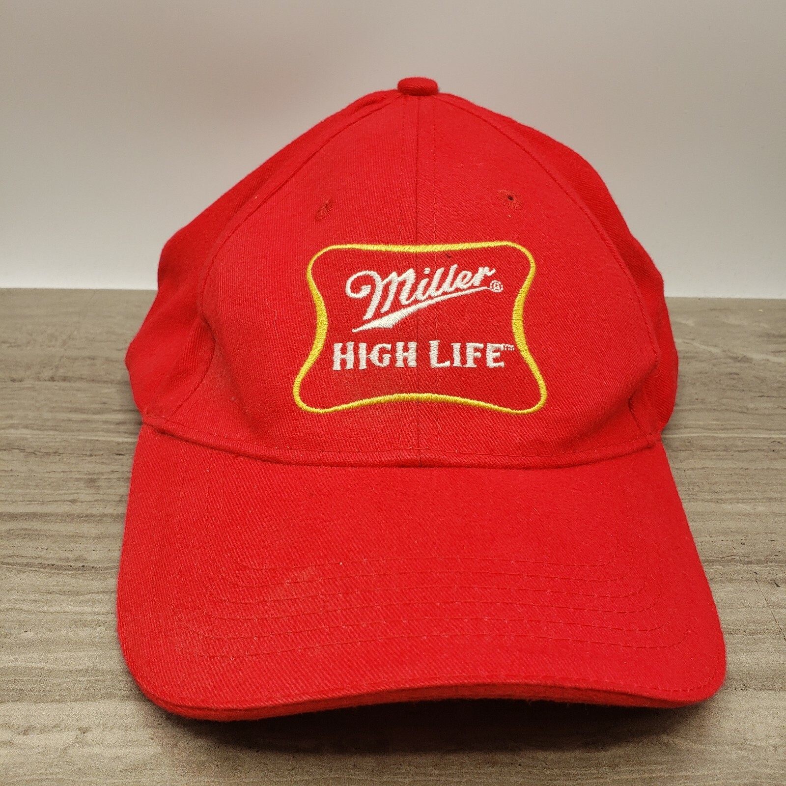 Miller High Life Red/Gold/White Adjustable Hat | eBay