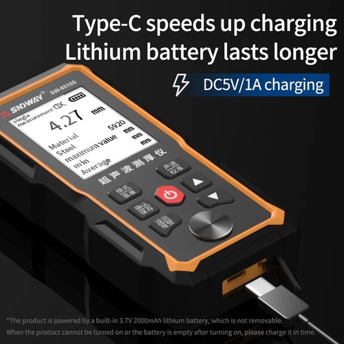 Portable Pro Thickness Gauge Metal Steel Plate Stainless Steel Pipe ...