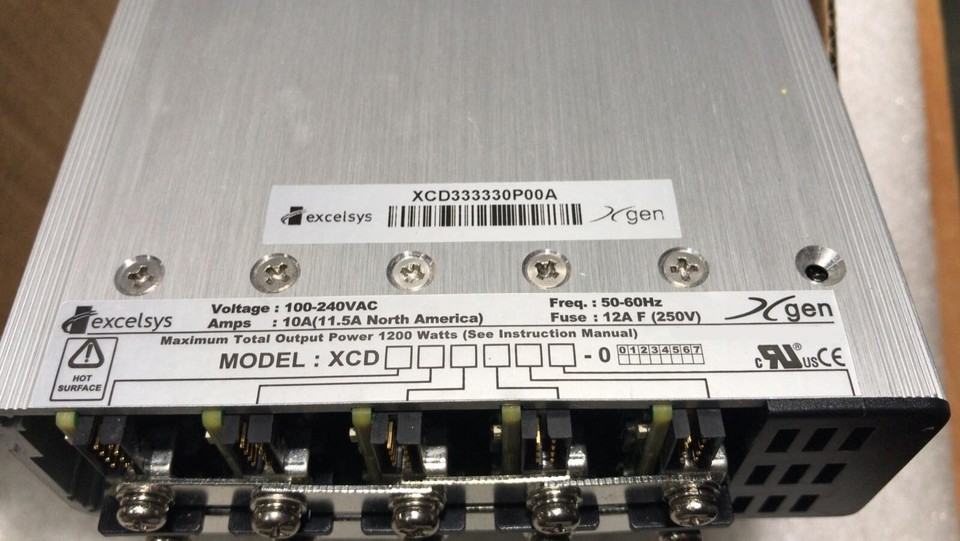 Excelsys XCD 5-Slot 1200W PowerPac TRU Power Supply XCD333330 P0 ...