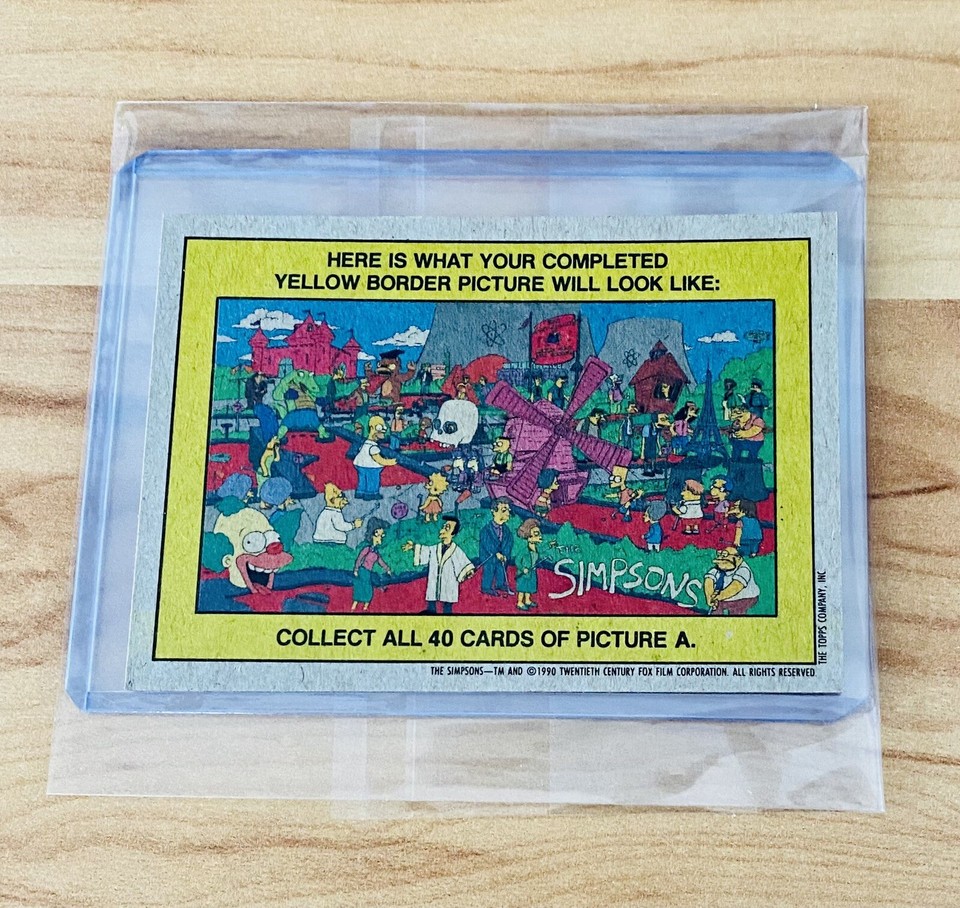 1990 TOPPS - THE SIMPSONS - 1990 - CARD #87 Bart "Aye Carumba"🌟Mint | eBay