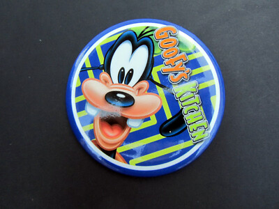 GOOFY'S KITCHEN - BUTTON PIN BADGE - 7.5cm DIAMETER - DISNEY | eBay ...