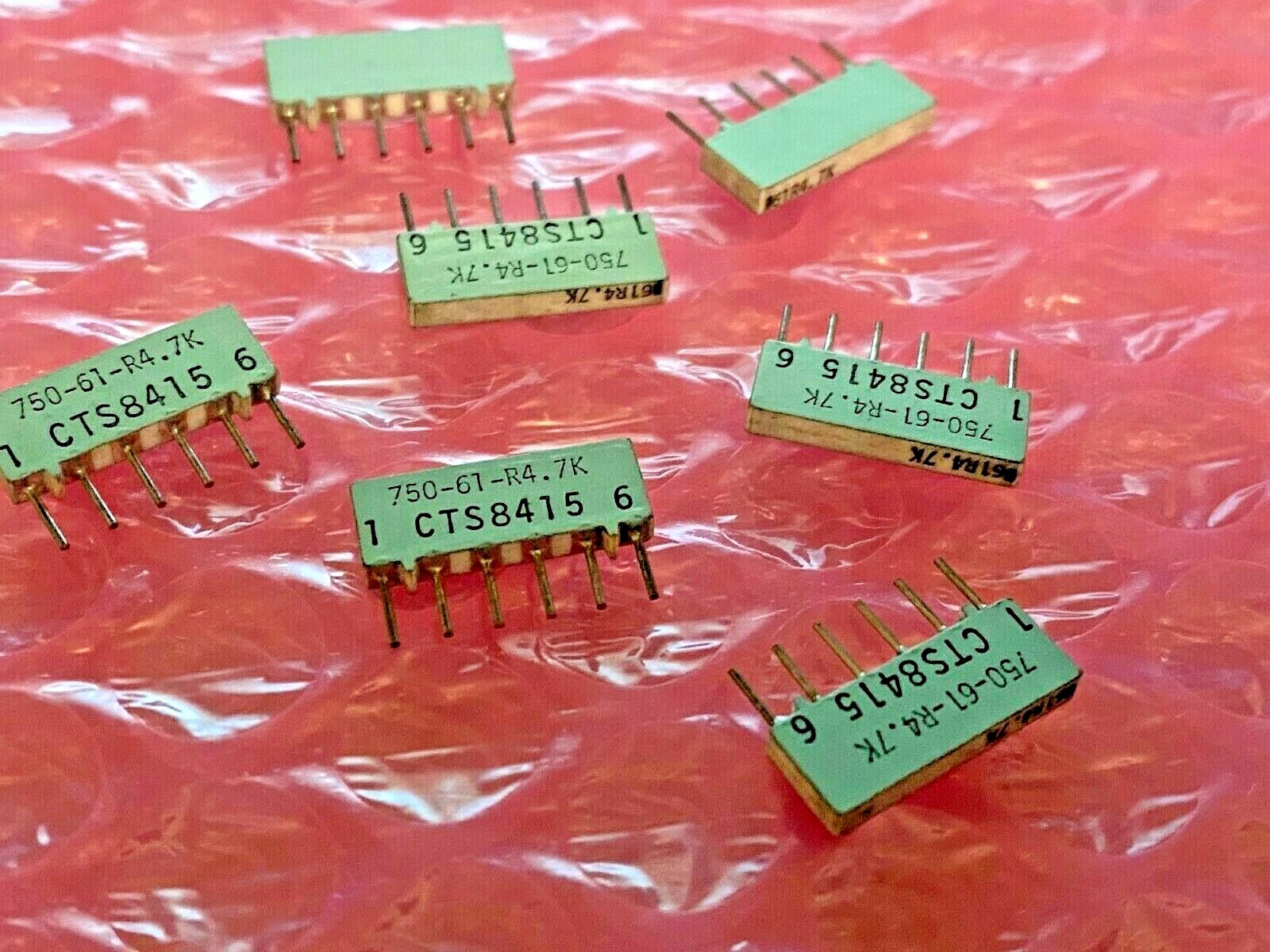 CTS Resistor 750-61-R4.7K Bussed Resistor Network 4.7K lot of 25 | eBay