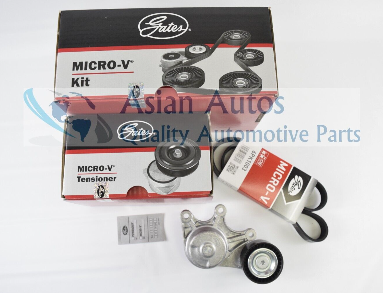 Gates Drive Belt and Tensioner 11287594969 11287618848 For BMW 328i ...