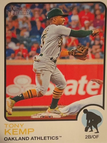 2022 TOPPS HERITAGE TONY KEMP #628 OAKLAND ATHLETICS | eBay