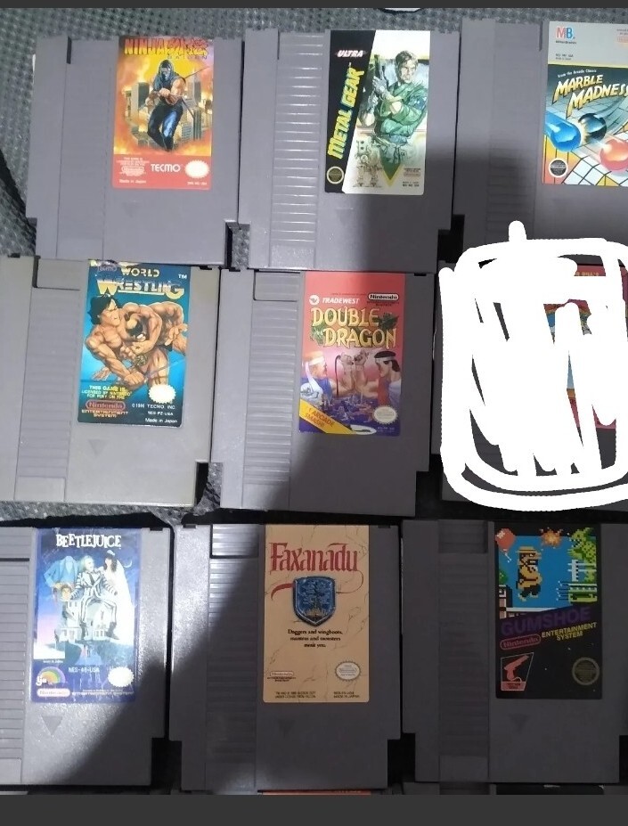 Pal Nintendo Entertainment System NES Console Cables Zapper Adaptors ...