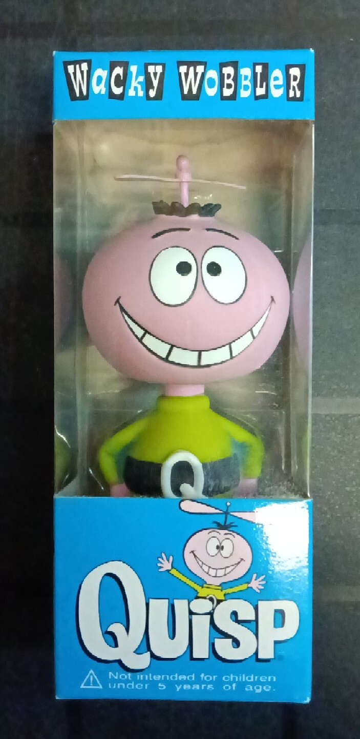 2001 Retired FUNKO Bobblehead QUISP Cereal Wacky Wobbler Quaker Oats ...
