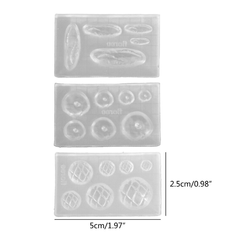 Bread Resin Mould Silicone Mold Moulds Clay Molds Handmade Bread Shaped ...