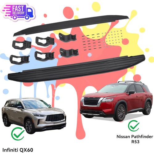 350lbs Running Boards For 2022-2025 Nissan Pathfinder Side Steps Nerf ...