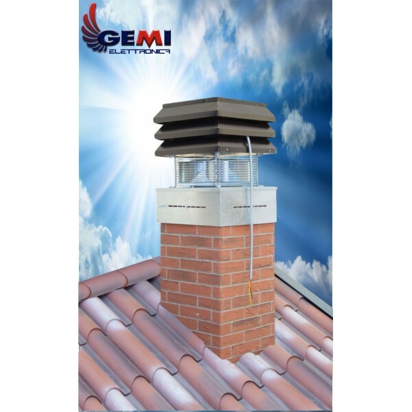 GEMI CHIMNEY EXHAUST DRAFT EXTRACTOR FAN FOR FIREPLACE PIZZA BBQ 110 ...