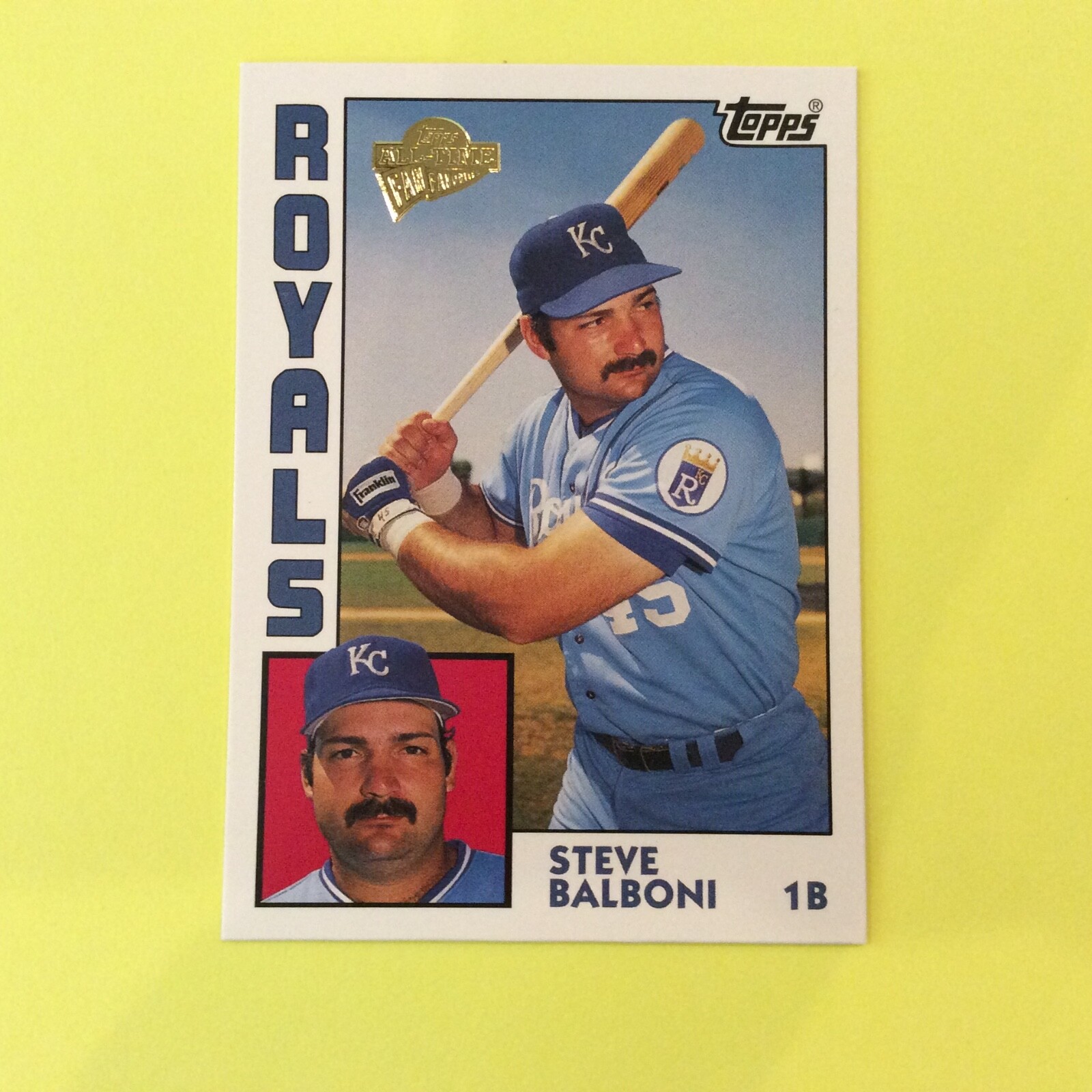2003 Topps All-Time Fan Favorites Steve Balboni Kansas City Royals | eBay