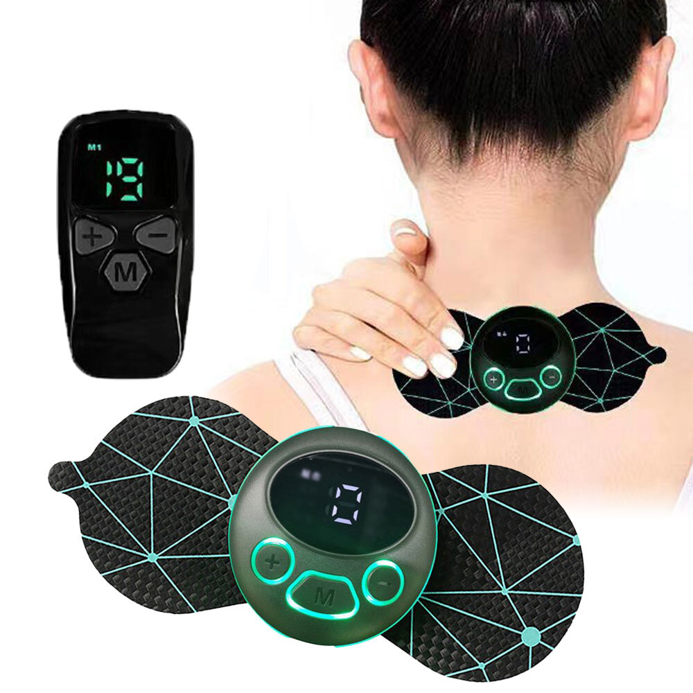 Electric Back Neck Massager EMS Cervical Massage Patch Relief Pain ...