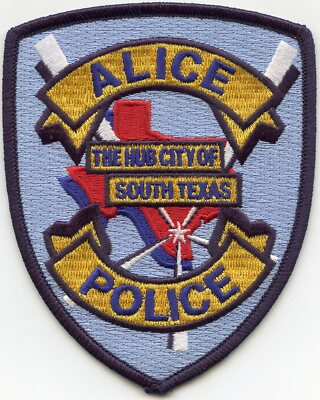 ALICE TEXAS TX The Hub CITY of South Texas POLICE PATCH | eBay