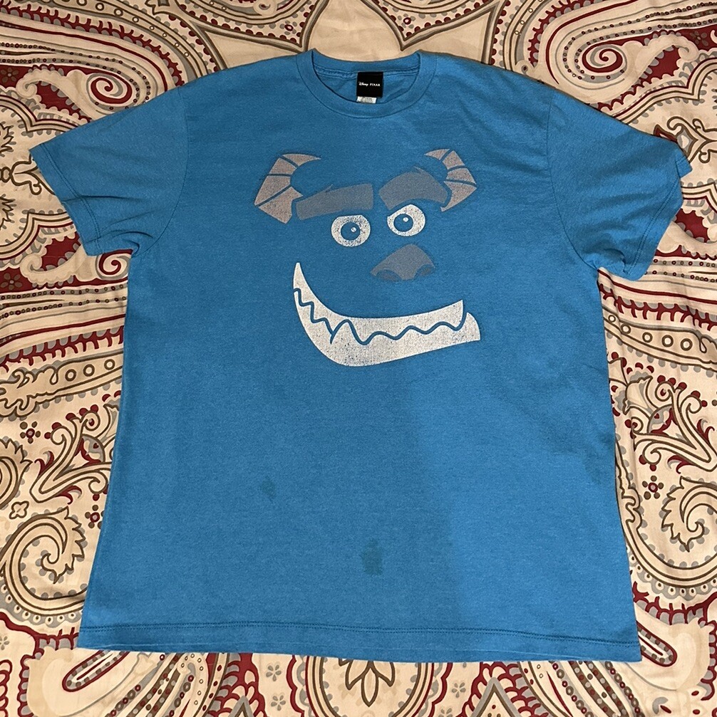 Disneys Pixar Monsters Inc Sully T-shirt Size Large - Gem