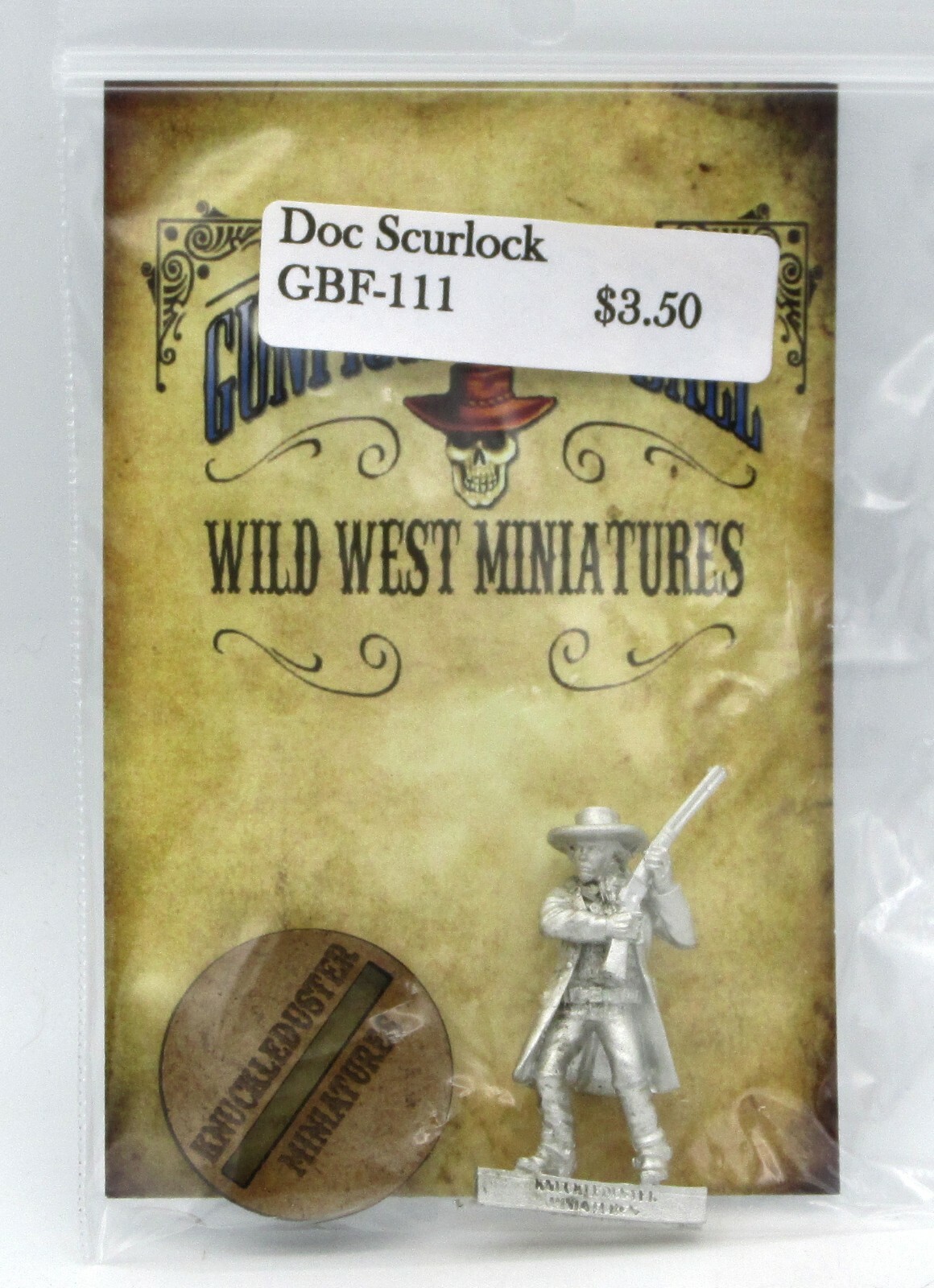 Knuckleduster GBF-111 Doc Scurlock (Gunfighter's Ball) Old West Cowboy ...