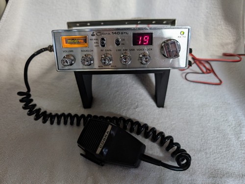 Cobra 140 GTL Mobile CB Radio Transceiver AM/SSB/LSB with Microphone ...