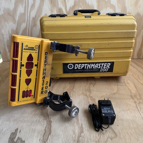 Laser Alignment Depthmaster 200 MC200 Grade Control w/ Charger & Case ...
