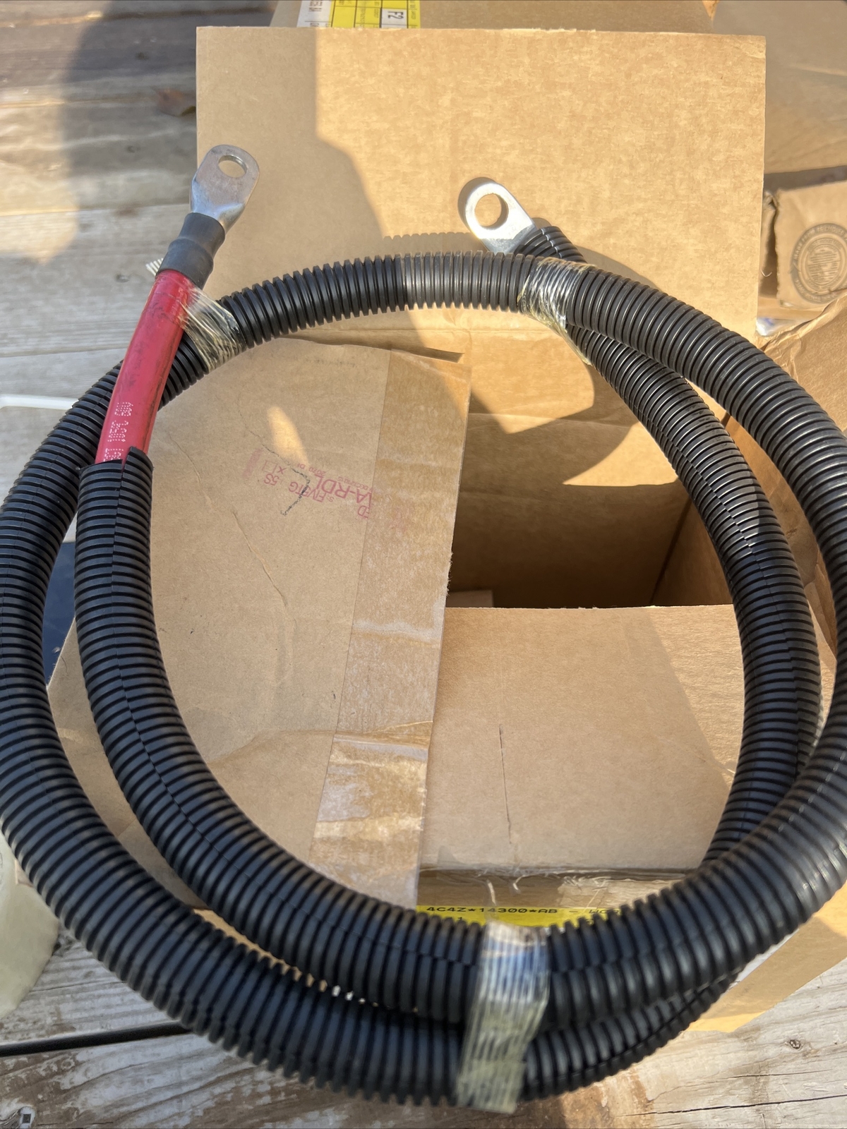 NEW NOS 2004 + FORD HEAVY TRUCK BATTERY CABLE ASSEMBLY 4C4Z-14300-AB ...