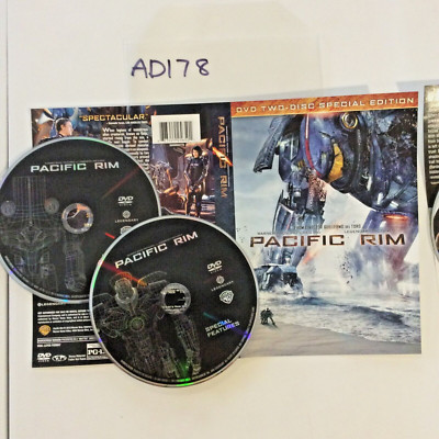 Pacific Rim (DVD, 2013, 2-Disc Set, Special No Case No Tracking #AD178 ...