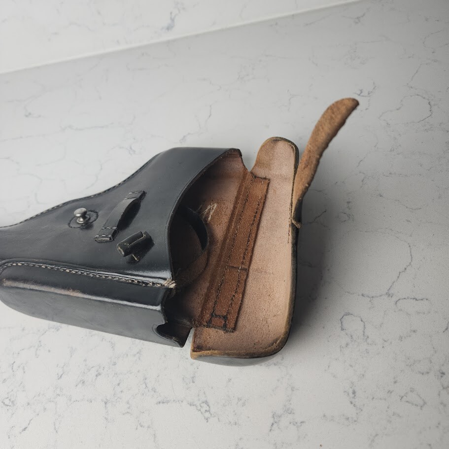 Postwar West German Police Leather Holster Geco STAR B Pistols | eBay