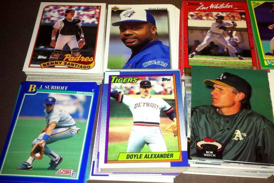 Lot of Various Branded Baseball/Playing Cards; Topps, FLEER, Score, etc ...