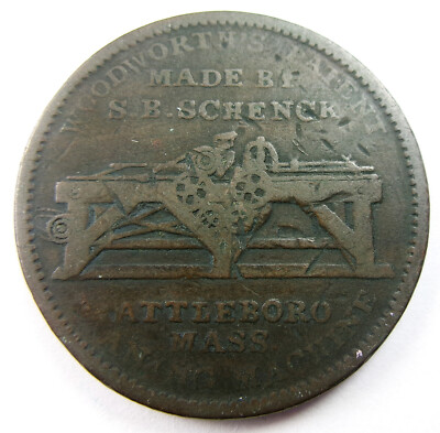 1837 - S.B. Schenck - Planing Machine - Attleboro, MA - Hard Times ...