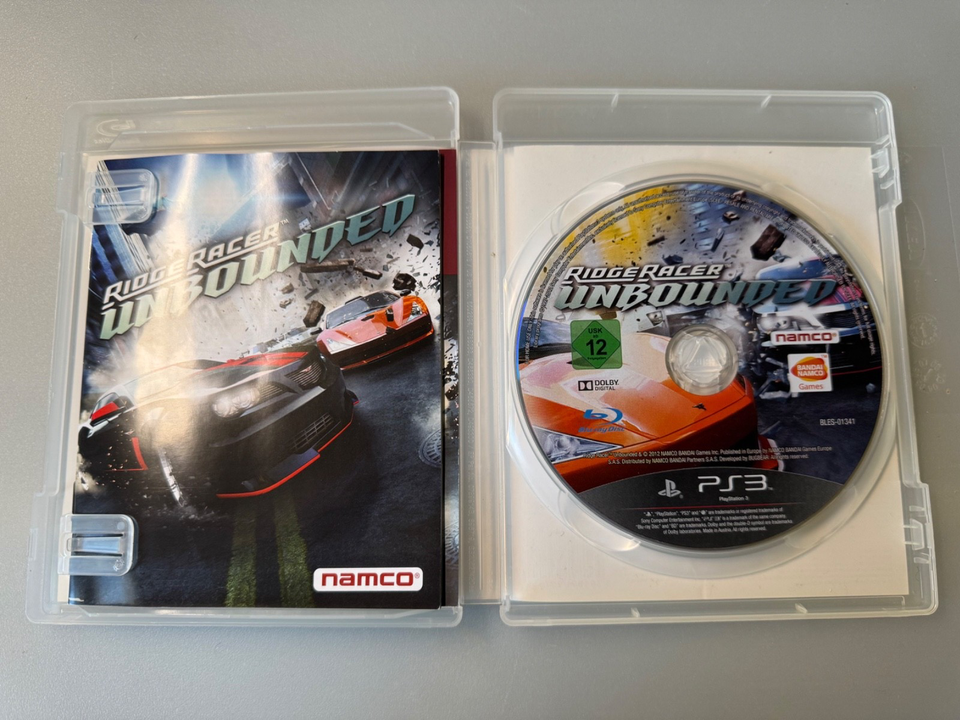 Ridge Racer: Unbounded Limited Edition PS3 PAL VERY GOOD COND COMPLETE ...