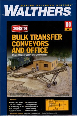 HO Scale Walthers Cornerstone 933-3519 Bulk Transfer Conveyor Kit | eBay