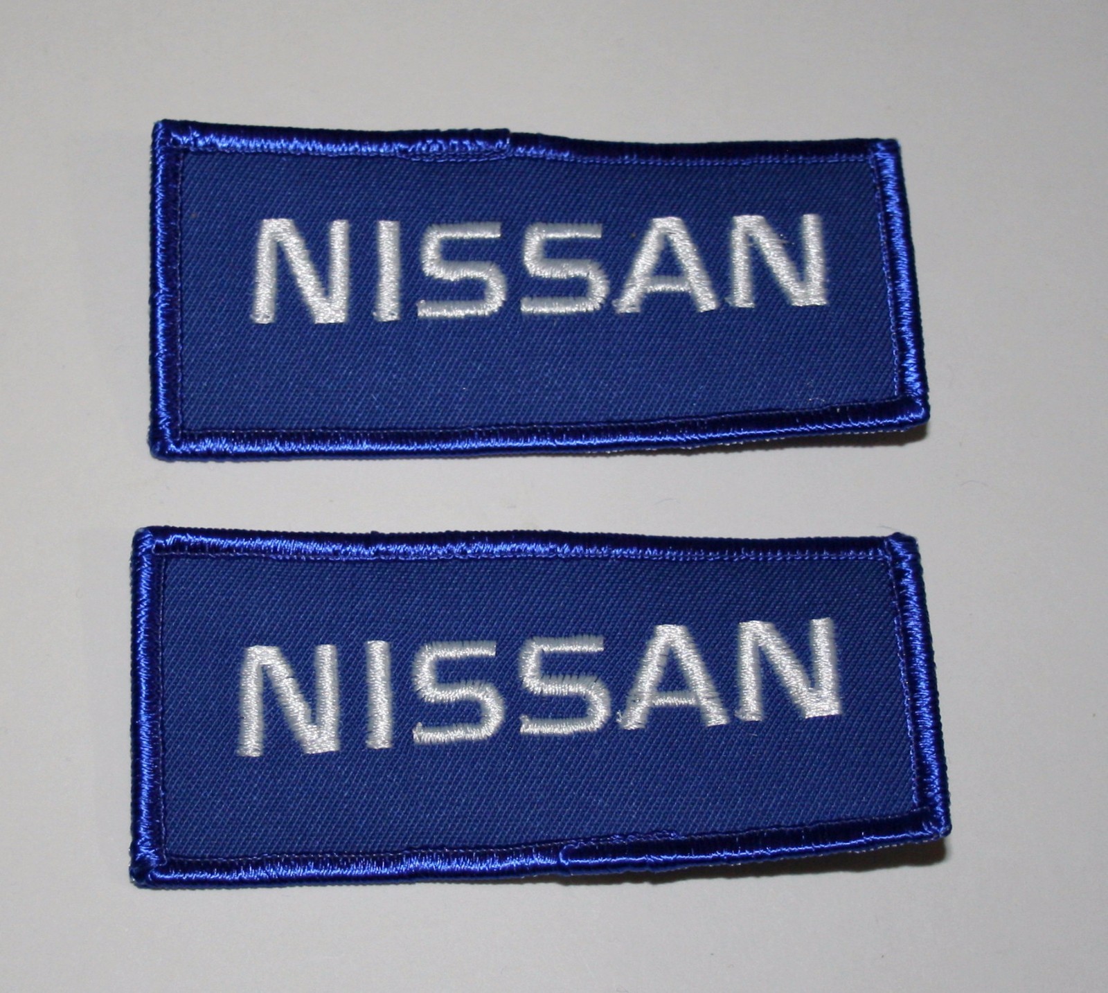 2 Vintage Nissan Automotive Car Blue Cloth Patch New NOS 1980s 280z ...