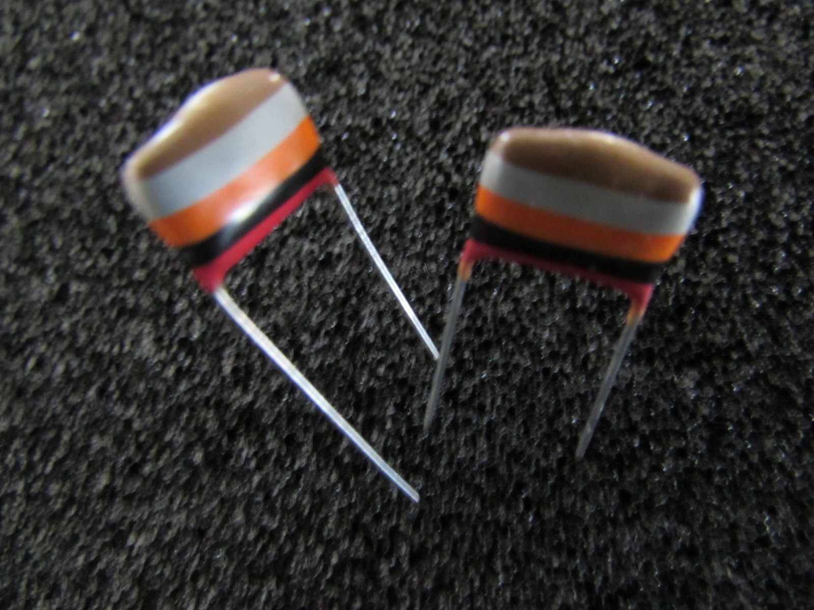 .018uF 18nF 18000pF 20% 250V Mullard Tropical Fish Capacitors RADIAL ...