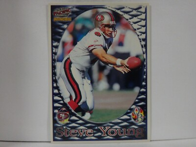 1997 Pacific Invincible Smash-Mouth Steve Young #184 HOF | eBay