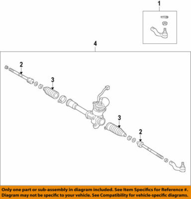 45046-59115 Toyota End sub-assy, tie rod, rh 4504659115, New Genuine ...
