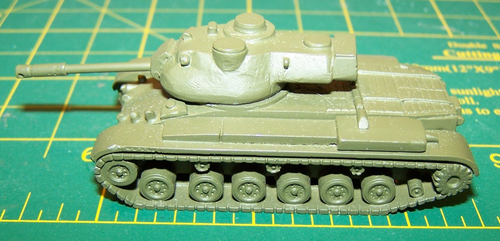 COMET AUTHENTICAST WW II USA M47 PATTON HEAVY TANK #5186 ID MODEL 1:108 ...