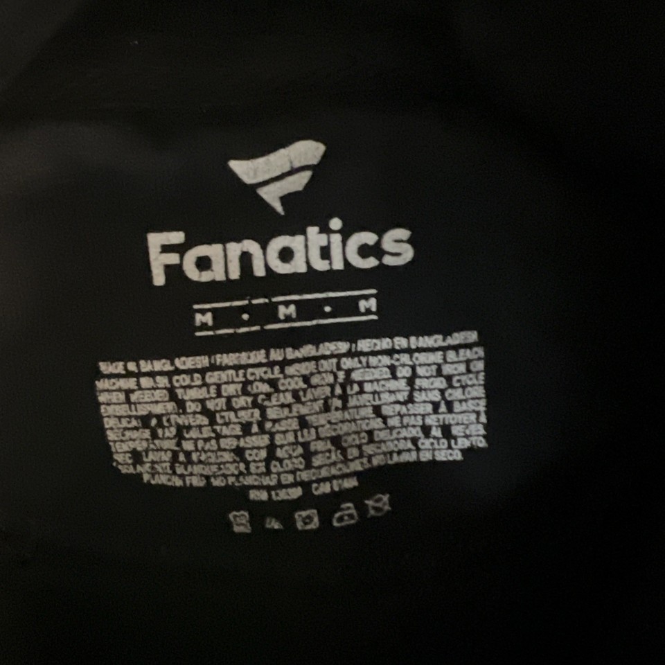 Detroit Lions Black Pullover Hoodie with Lion Logo Fanatics Size Medium ...