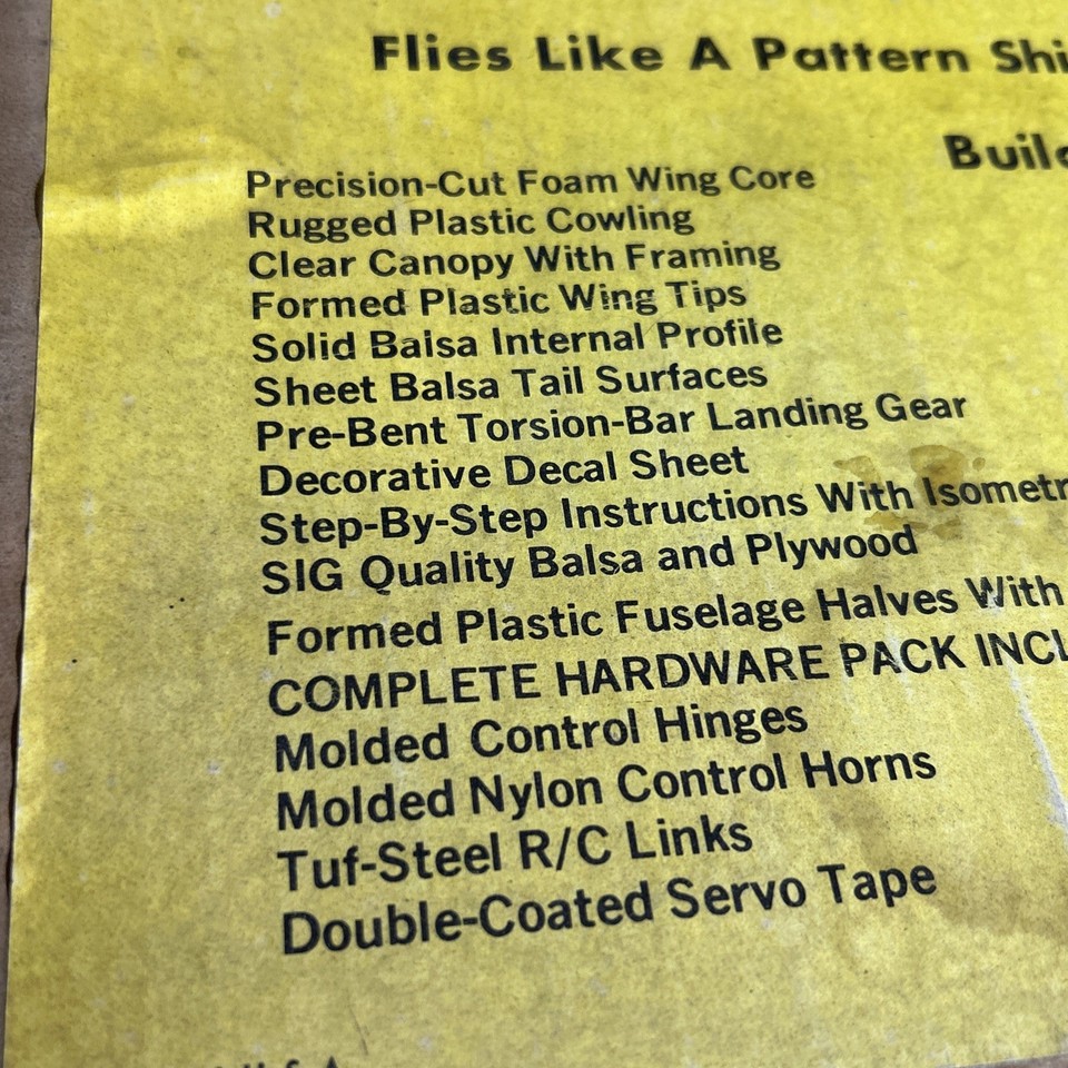 Sig Kwik Bilt P51 Mustang RC Airplane Kit (Read Description) | eBay
