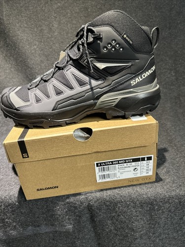 NEW - Salomon X Ultra 360 Mid GTX Color: Black Size: 9 1/2 193128551162 ...