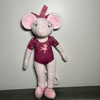 Angelina Ballerina Plush 16” Pink Ballerina Doll HIT Entertainment Rare ...