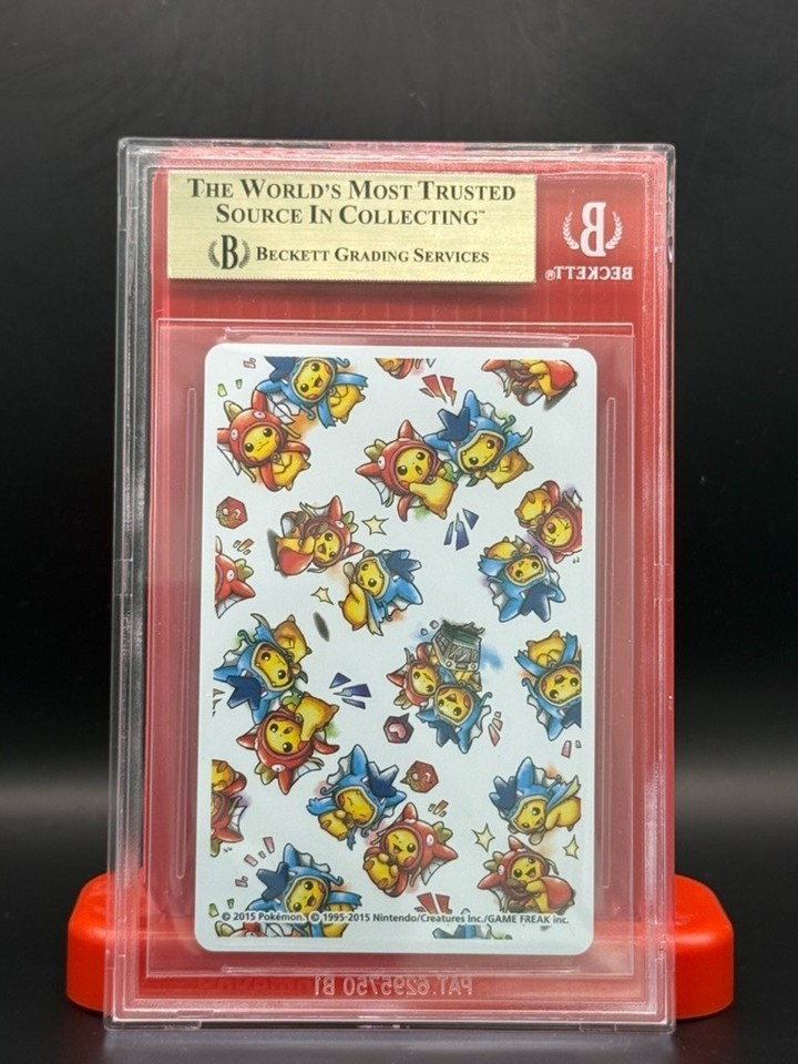 POKEMON PRETEND MAGIKARP & GYARADOS PIKACHU 2015 KING OF DIAMOND BGS 10 ...