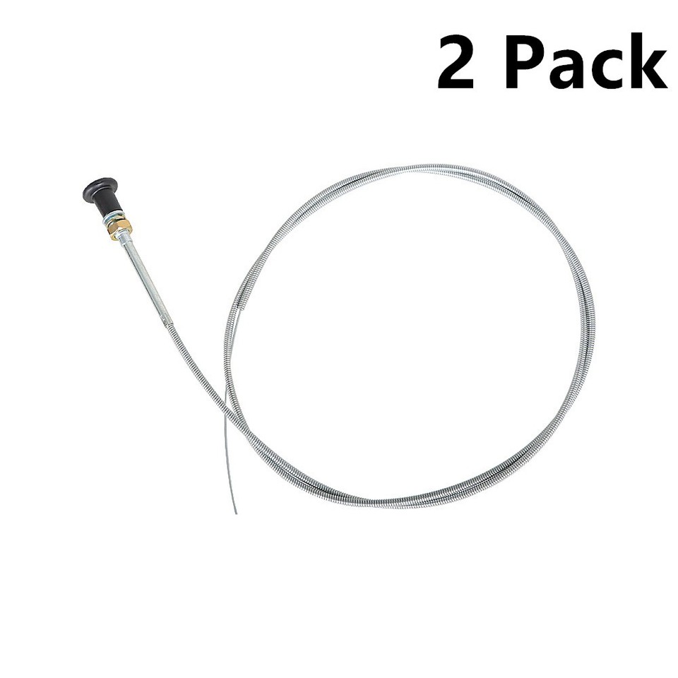 1/2 PACK 237 Universal Push Pull Choke Cable 63" Inner 60" Conduit 2 3/ ...