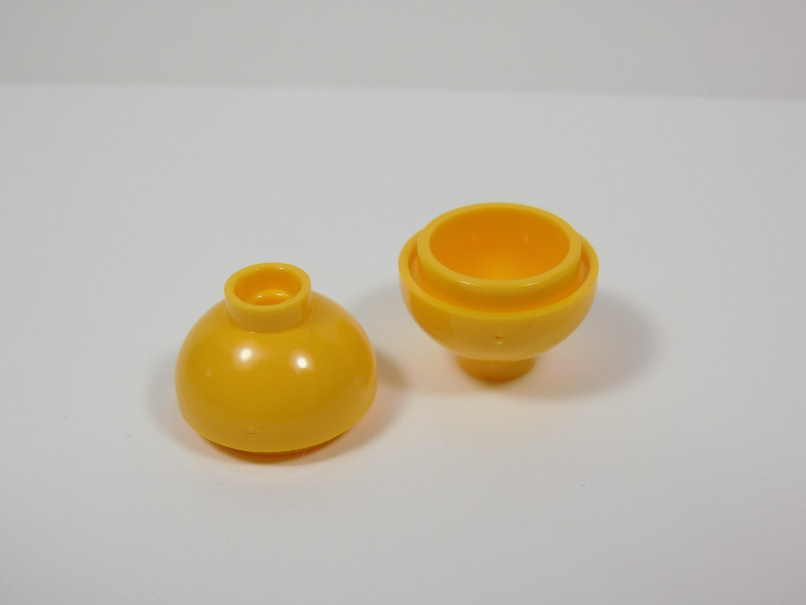 LEGO 2 Bright Yellowish Orange Round 2x2w Domes Flower Pots Q1 | eBay