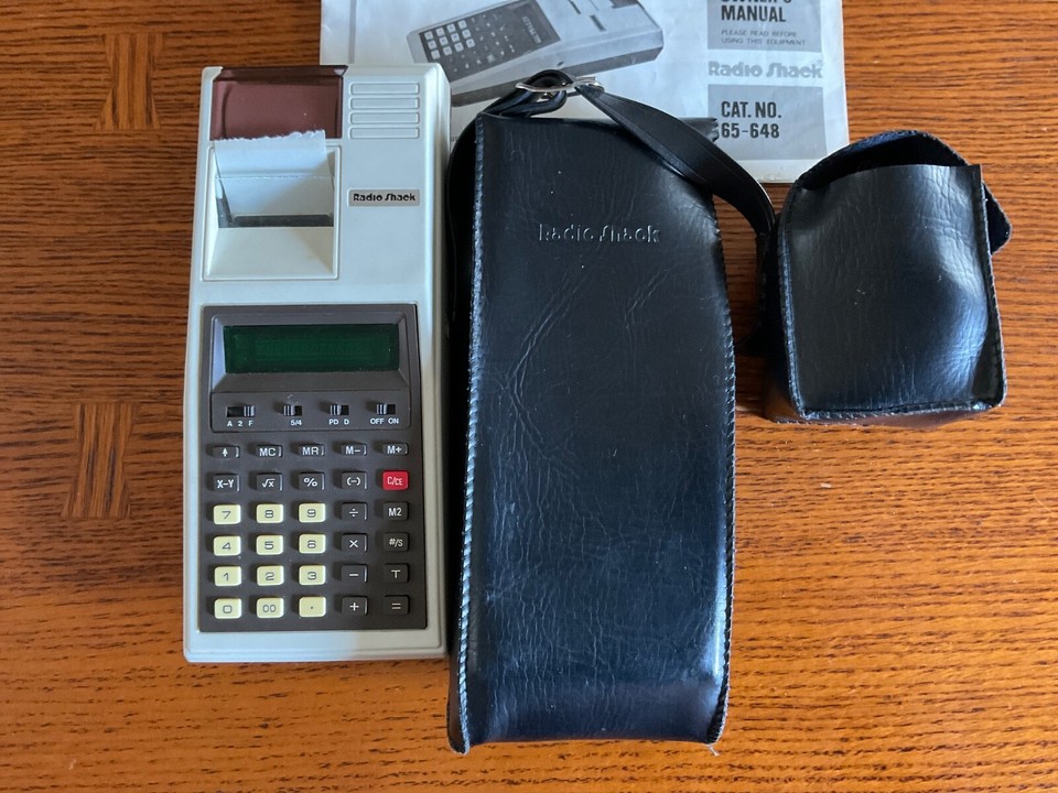 Vintage Radio Shack Model EC-3005 Calculator Made in Hong Kong-with ...