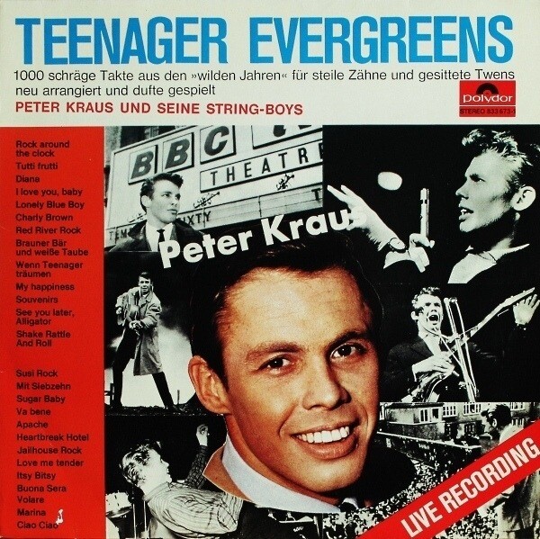 LP Peter Kraus Und Seine String-Boys Teenager Evergreens NEAR MINT ...