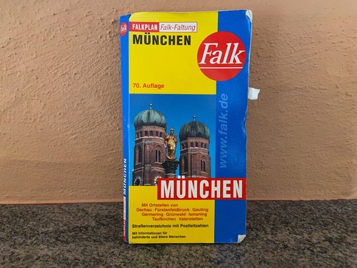 Stadtplan München. 70. Auflage. Falk. Bayern. Karte. Guter Zustand! | eBay