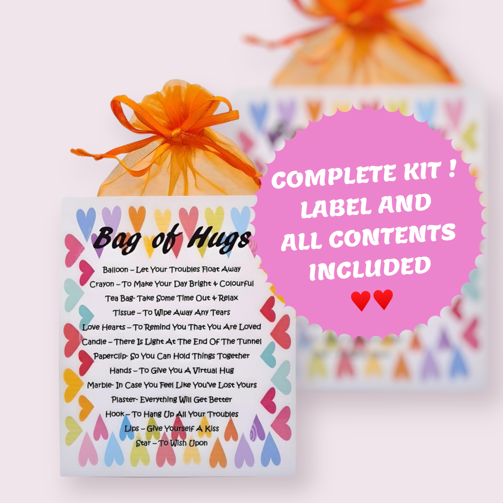 Bag of Hugs ~ Unique Fun Novelty Gift & Card | Keepsake | Send Hugs ...