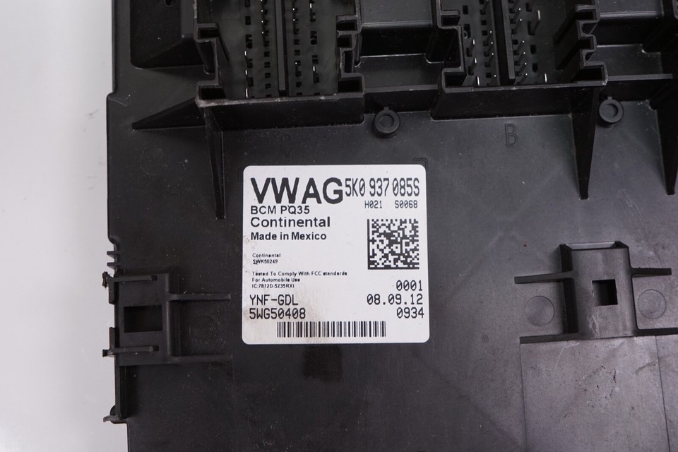 2012-2013 Volkswagen Passat Body Control Module BCM BCU OEM ...