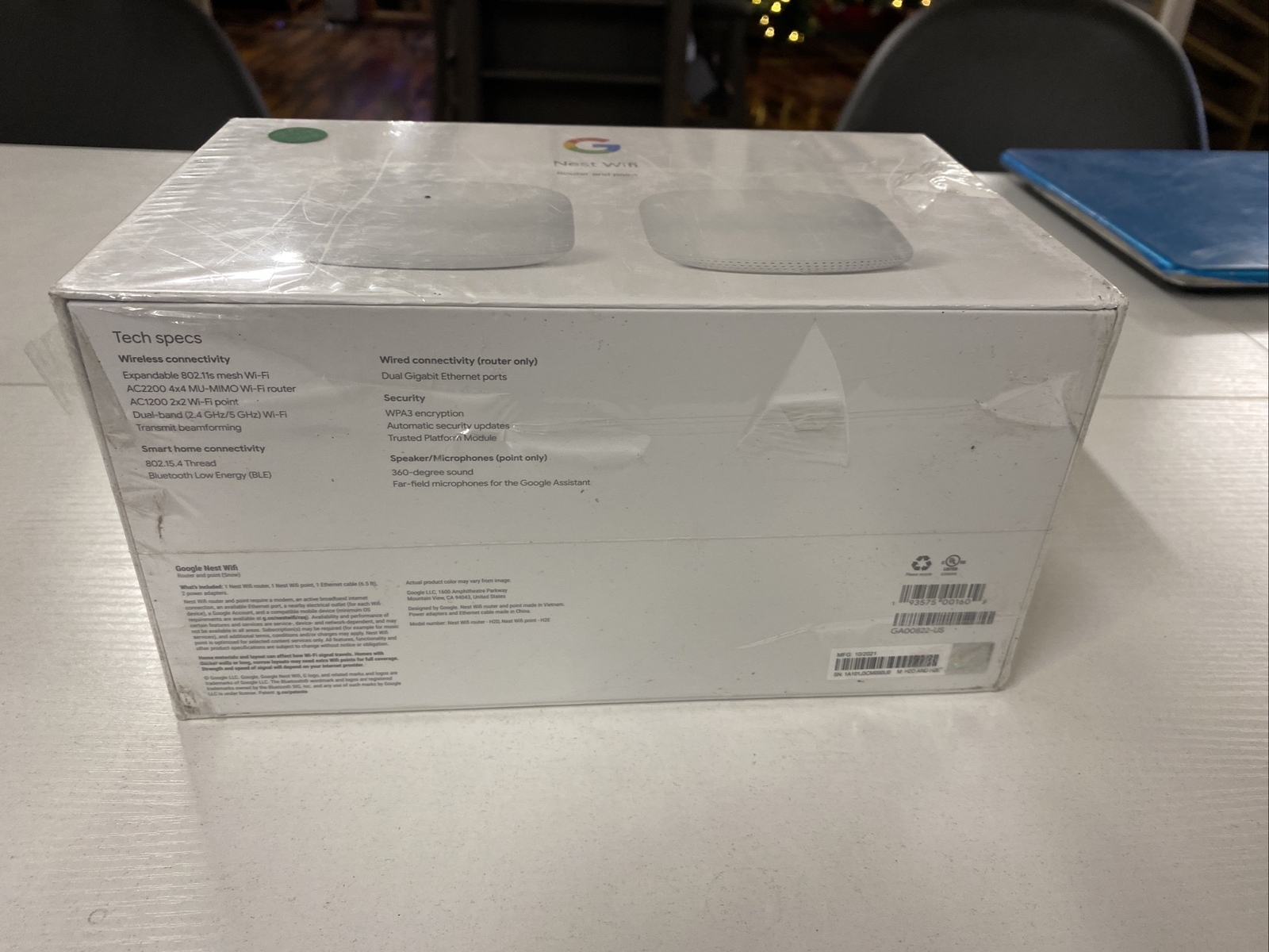 Google Nest Wifi Router and Point - Snow for sale online | eBay