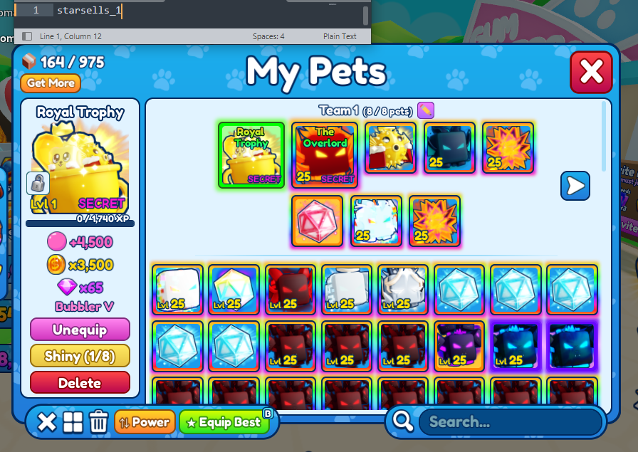 CHEAPEST 🔥 BGSI Roblox Pets | Royal Trophy Pet | SECRET PET | Fast ...