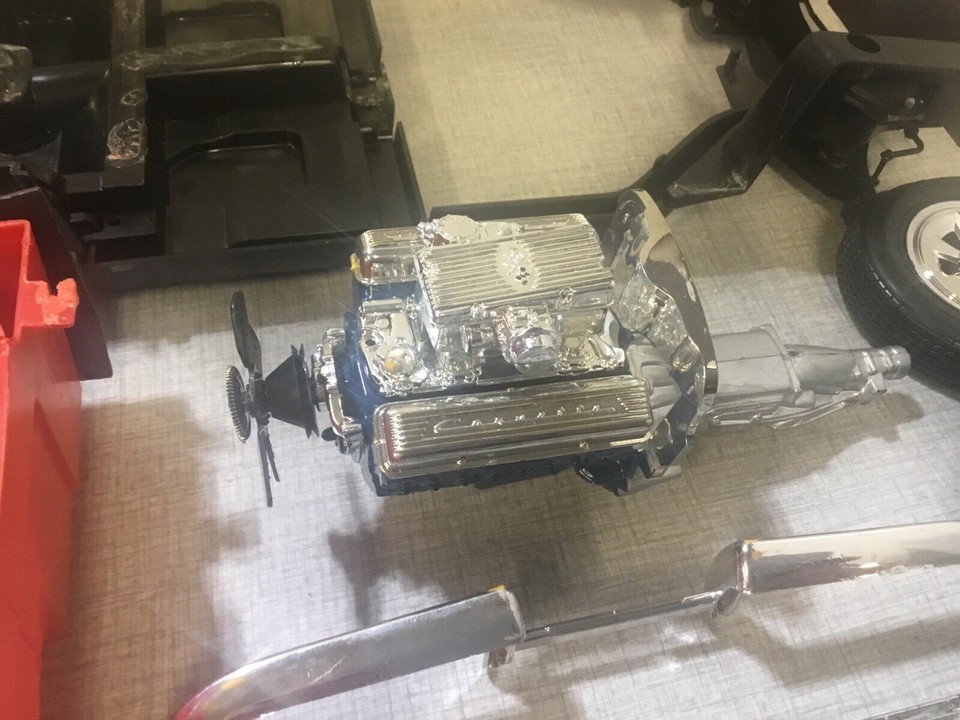 Vintage 1:8-scale ‘65 Corvette Model Kit PARTS (Monogram #2600) | eBay